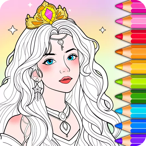 Download Princess Game Fantasy Coloring, Princess Game Fantasy Coloring ...