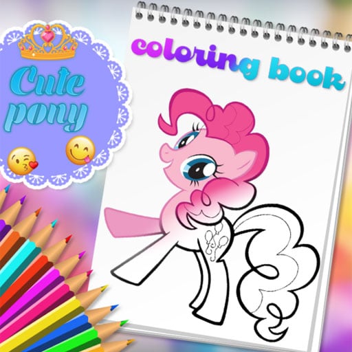 Cute Pony Coloring Book,Cute Pony Coloring Book online_Free Games ...